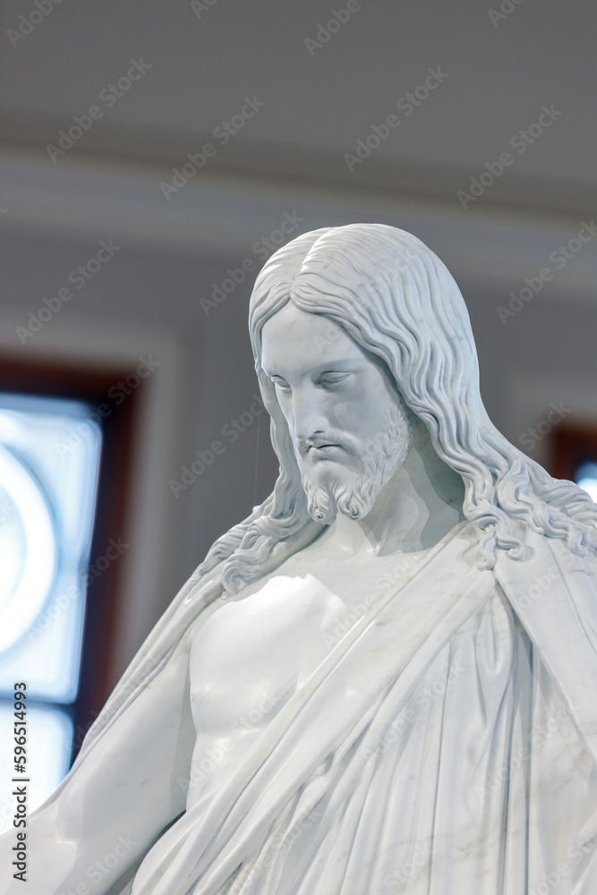 19th Century Christus Statue by Bertel Thorvaldsen Stock Photo | Adobe Stock
