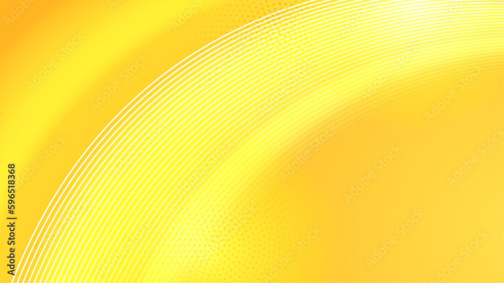 Abstract yellow geometric shapes vector technology background, for ...
