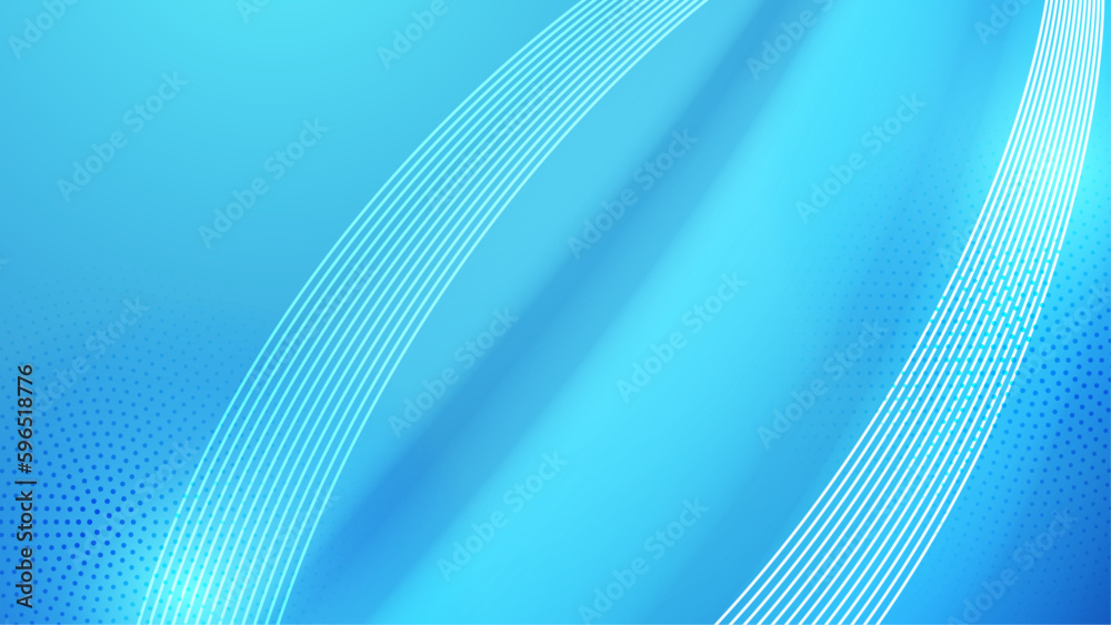 Abstract blue geometric shapes vector technology background, for design ...