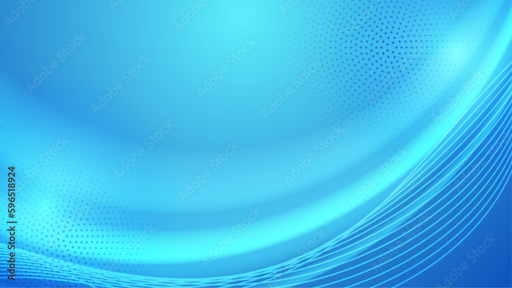 Abstract blue geometric shapes vector technology background, for design ...