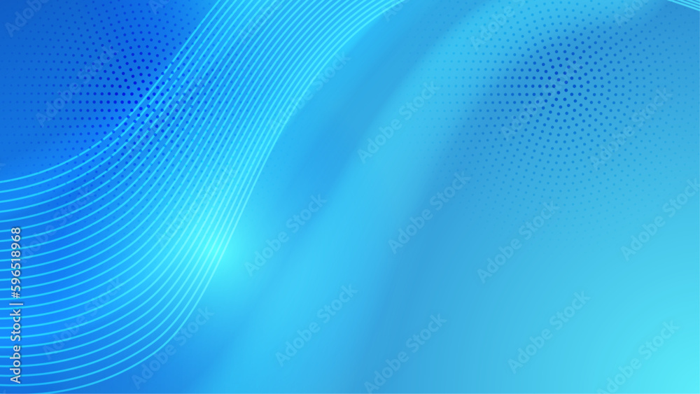 Abstract blue geometric shapes vector technology background, for design ...