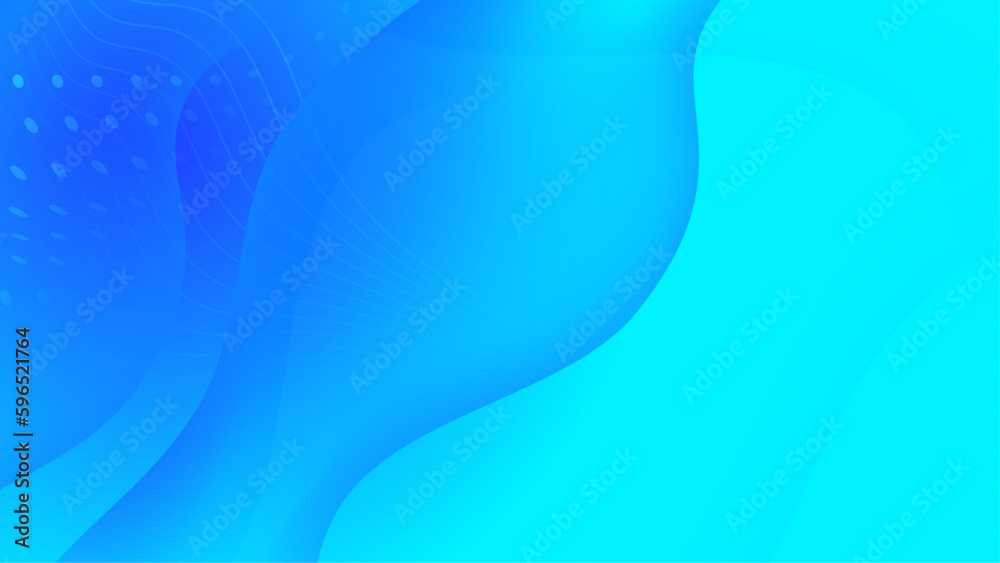 Abstract blue waves geometric background. Modern background design ...
