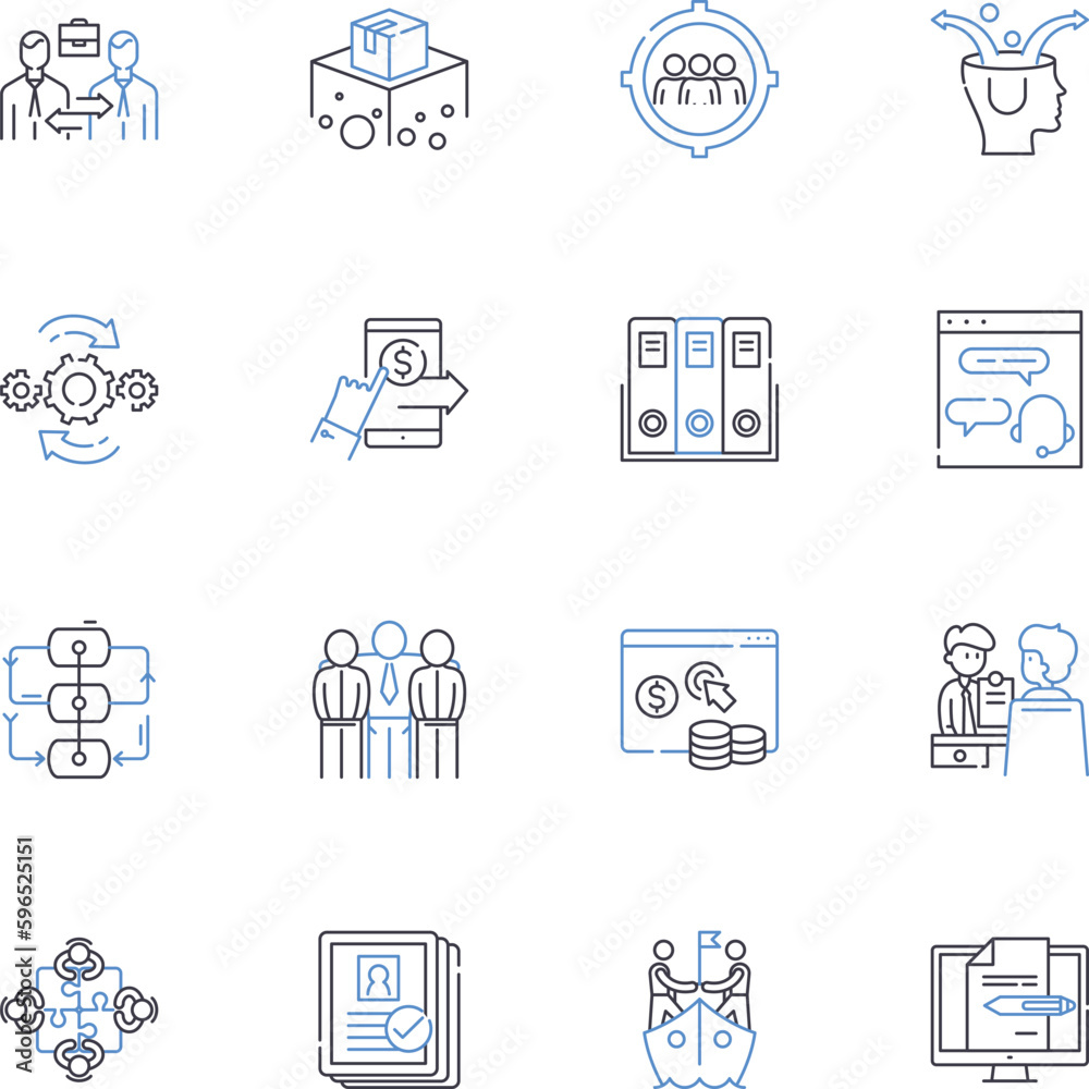 Vetor de Foundation line icons collection. Base, Bedrock, Support ... Vetor de Foundation line icons collection. Base, Bedrock, Support ...