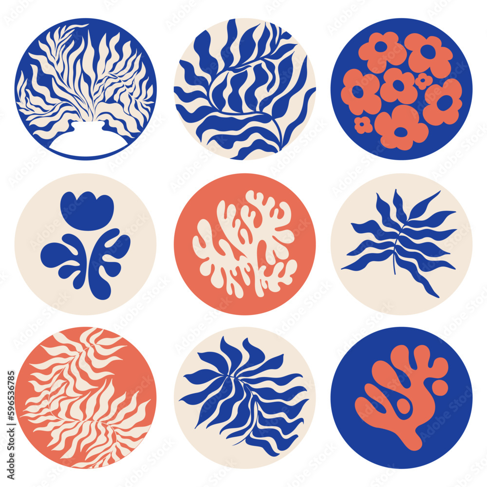 Matisse Abstract Art. Collection aesthetic modern, minimalist art ...