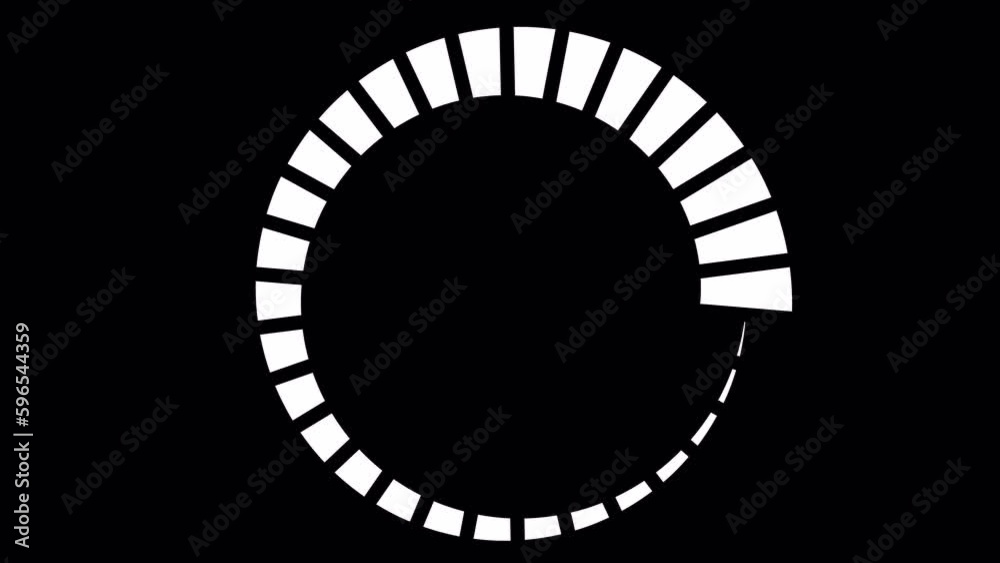 Loading Circle, Video. Loading Animation Icon on Transparent Background ...