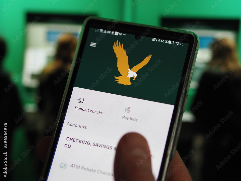 April 2023, a client using the First Republic Bank application. In the ...