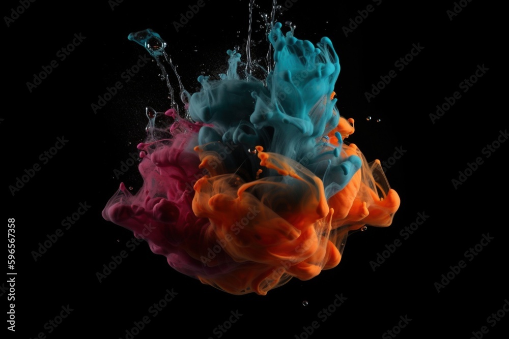 explosion, paint, splash, color, water splash, paint splash, paint ...