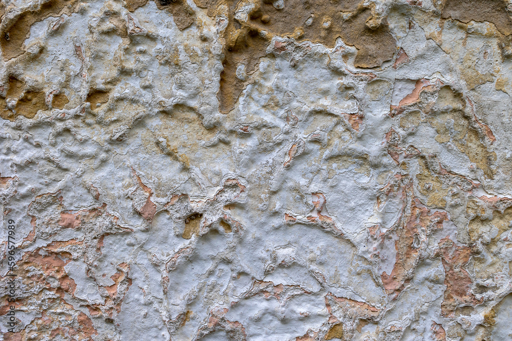 Wall texture for background. The rough surface of the wall plaster ...
