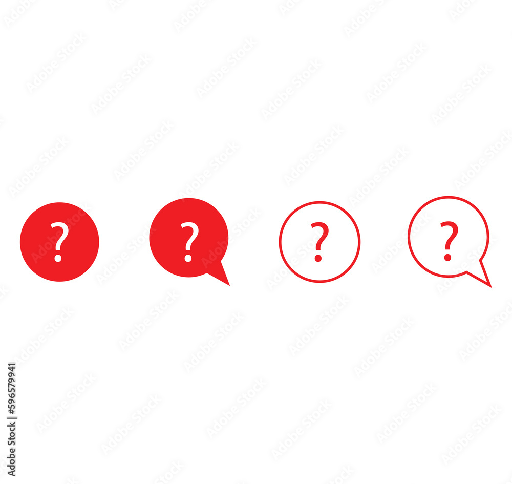 Question mark icons. Question mark icon set. Stock Vector | Adobe Stock