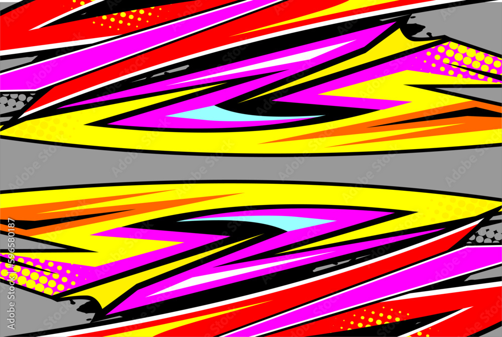 Vetor de Design vector racing background with unique patterns and ...