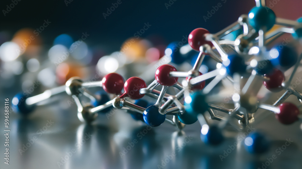 complex molecular structures, advanced AI technology in protein design ...