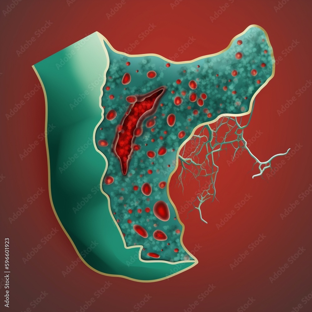 Cartoon parathyroid gland with calcium Stock Illustration | Adobe Stock