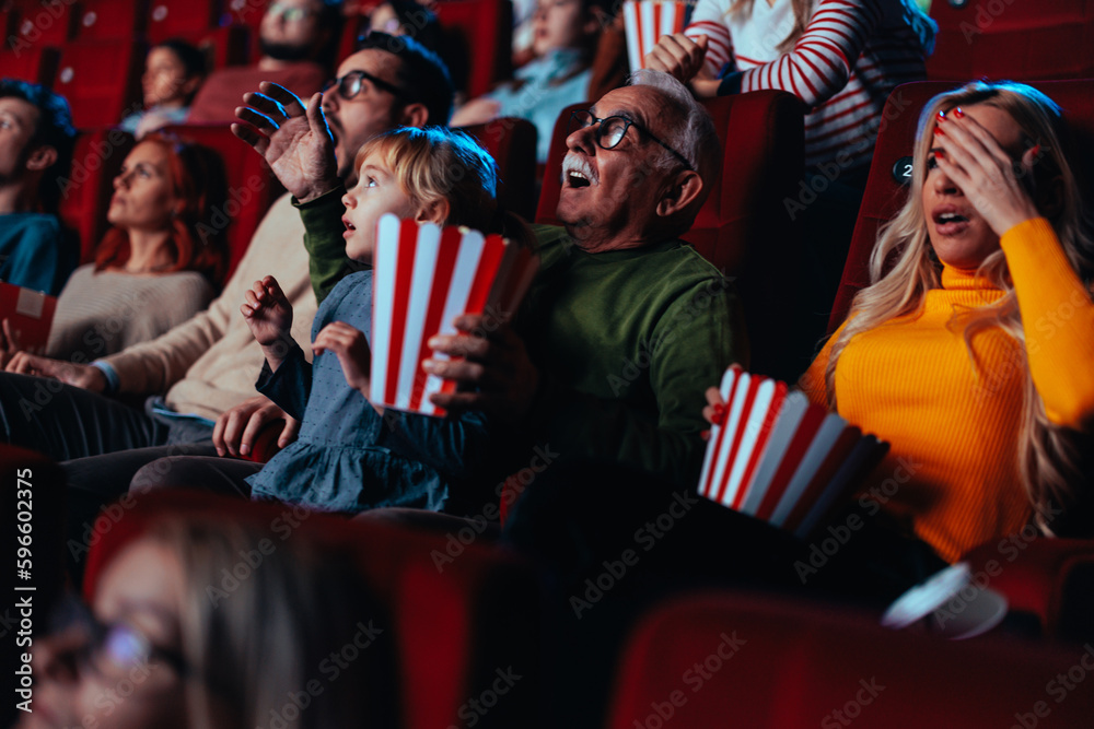 Shocked Movie Audience