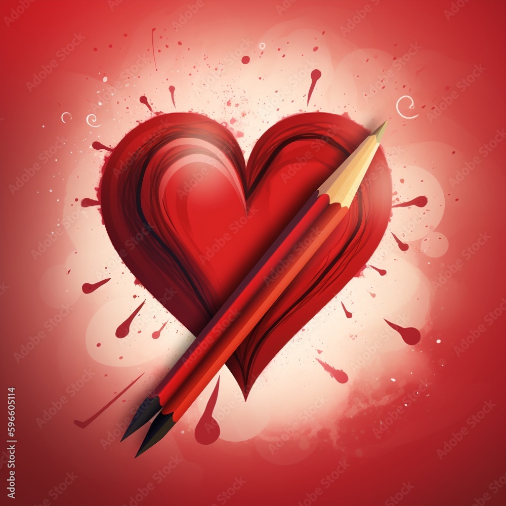 Cartoon heart attack with blocked artery and chest pain Stock ...