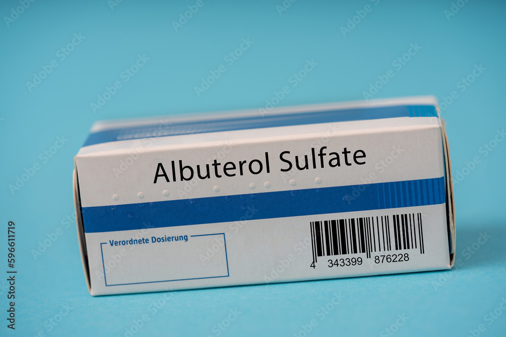 Albuterol Sulfate, A medication used to treat bronchospasm in people ...