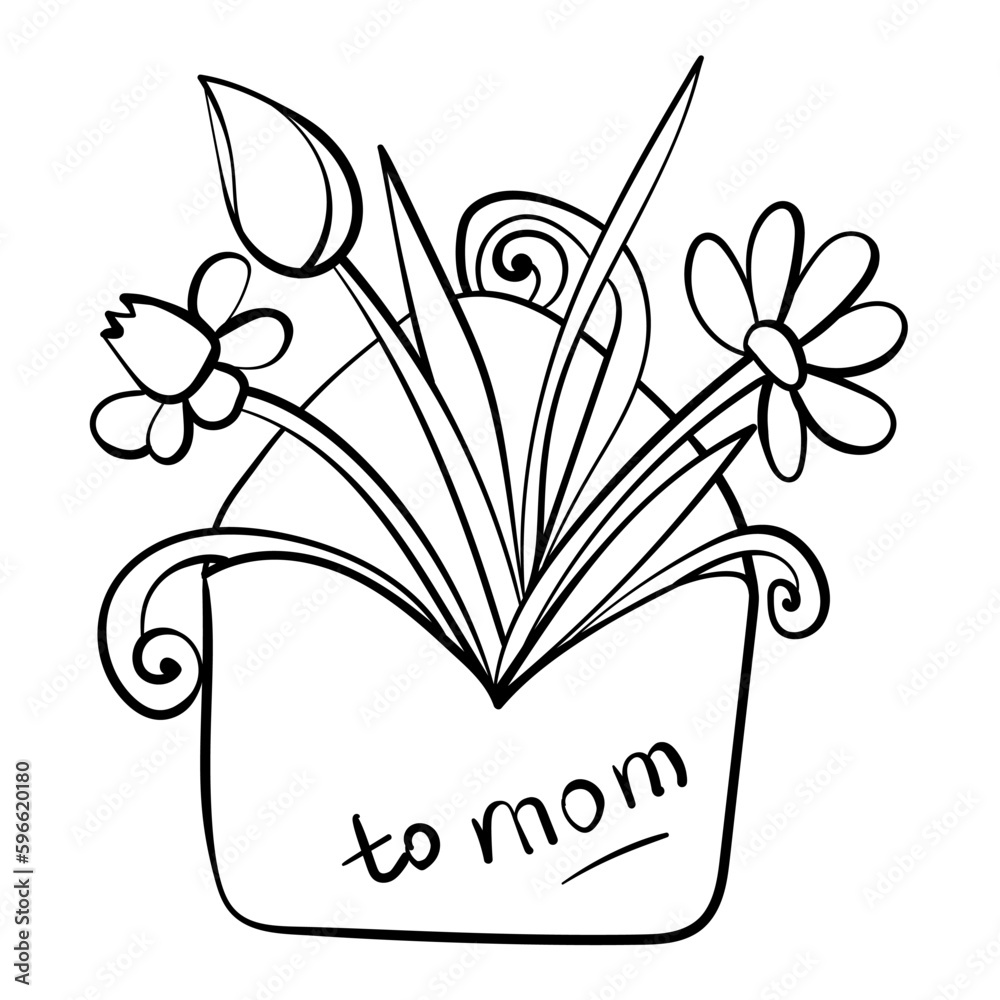 Envelope Coloring Pages