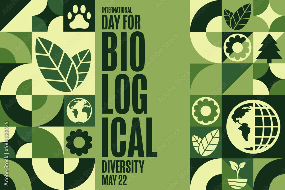 International Day for Biological Diversity. May 22. Holiday concept ...