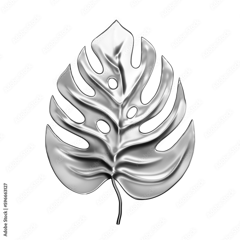 Stunning Transparent And White Photo Of A Large Leaf With A White ...