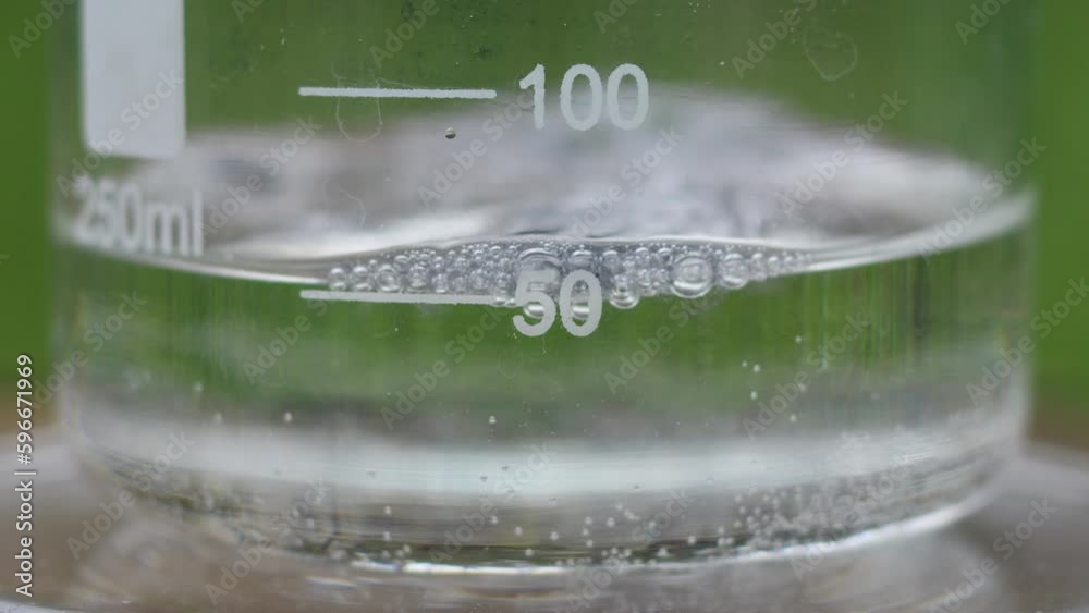 The chemical process of dissolution magnesium metal in sulfuric acid ...