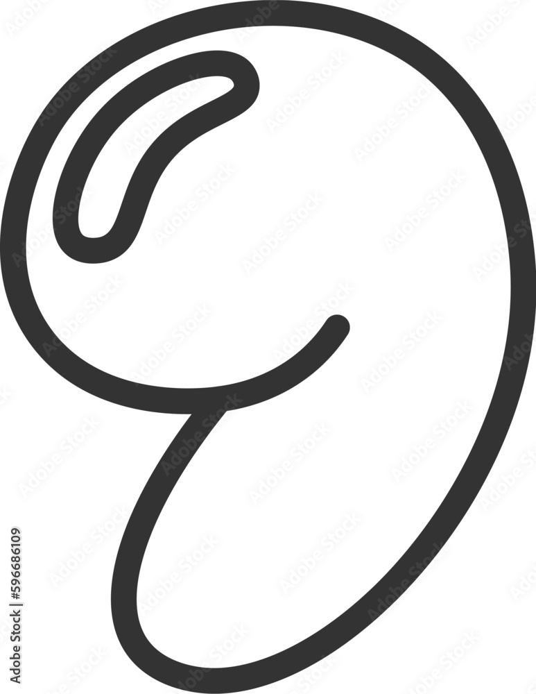 Cartoon Apostrophe Mark Stock Vector | Adobe Stock