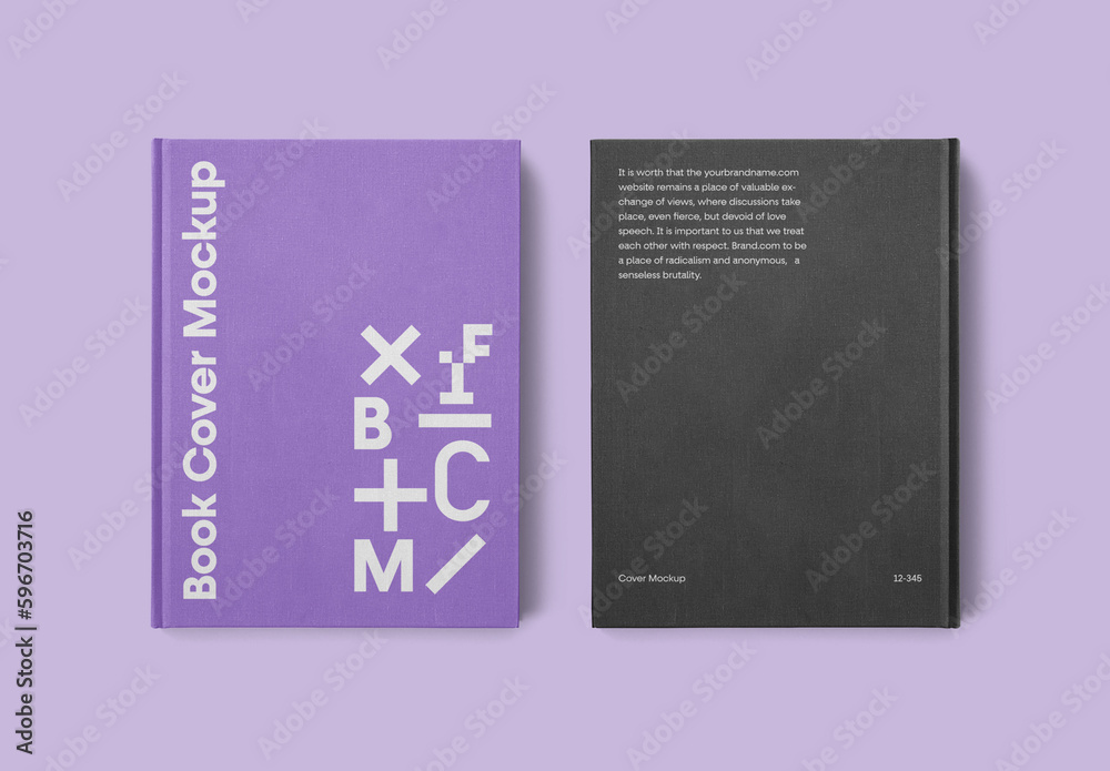 Book Cover PSD Mockup Stock Template | Adobe Stock