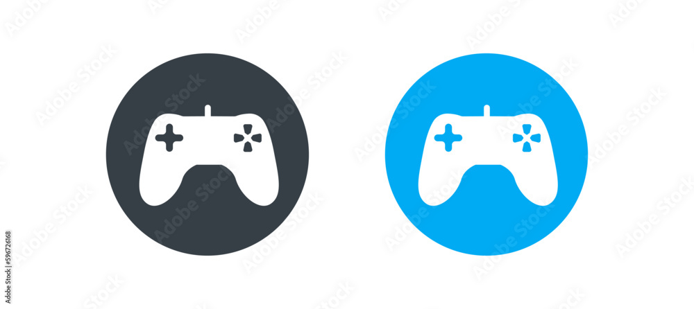 Game controller front view,vector illustration isolated on white ...