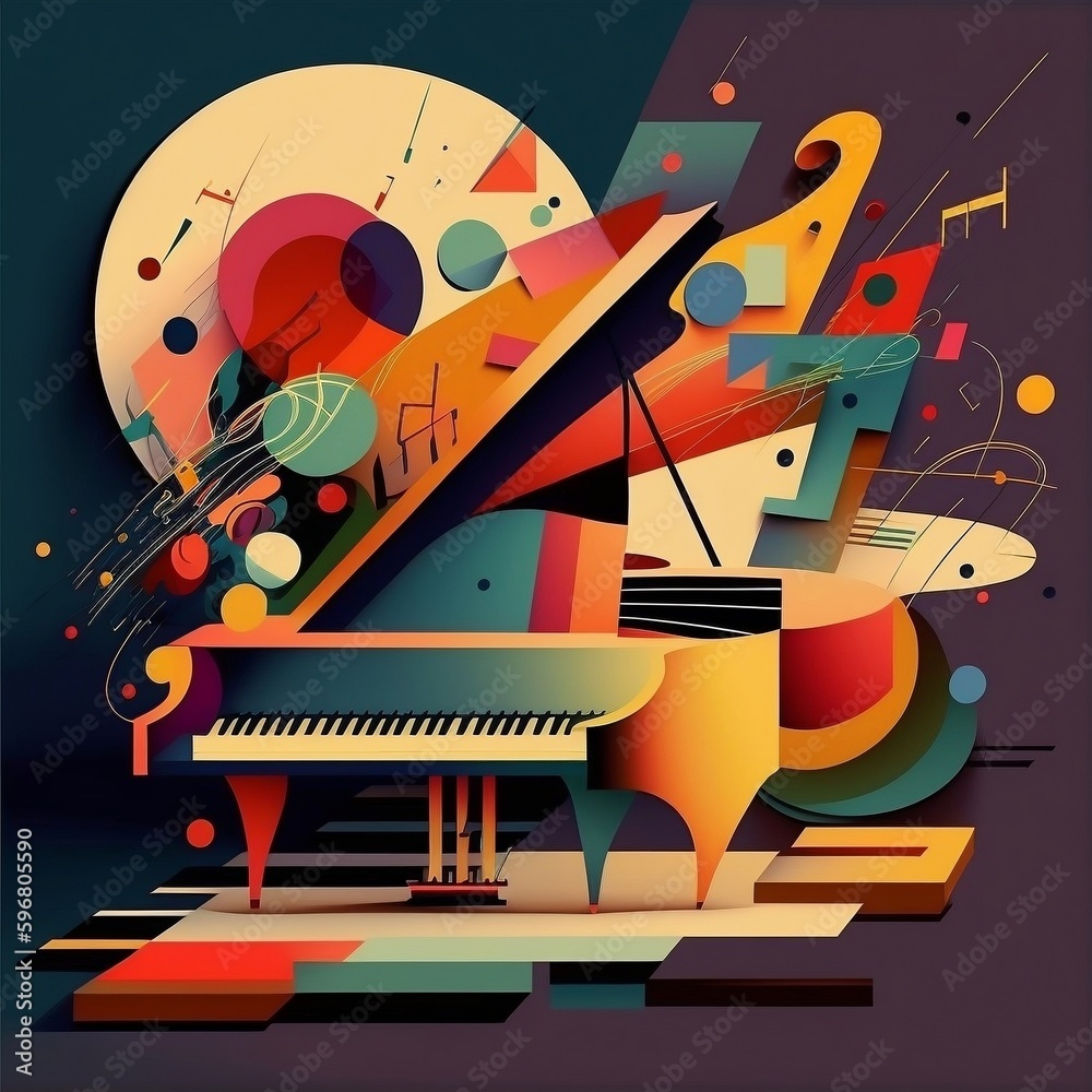 music background with musical notes Stock Illustration | Adobe Stock