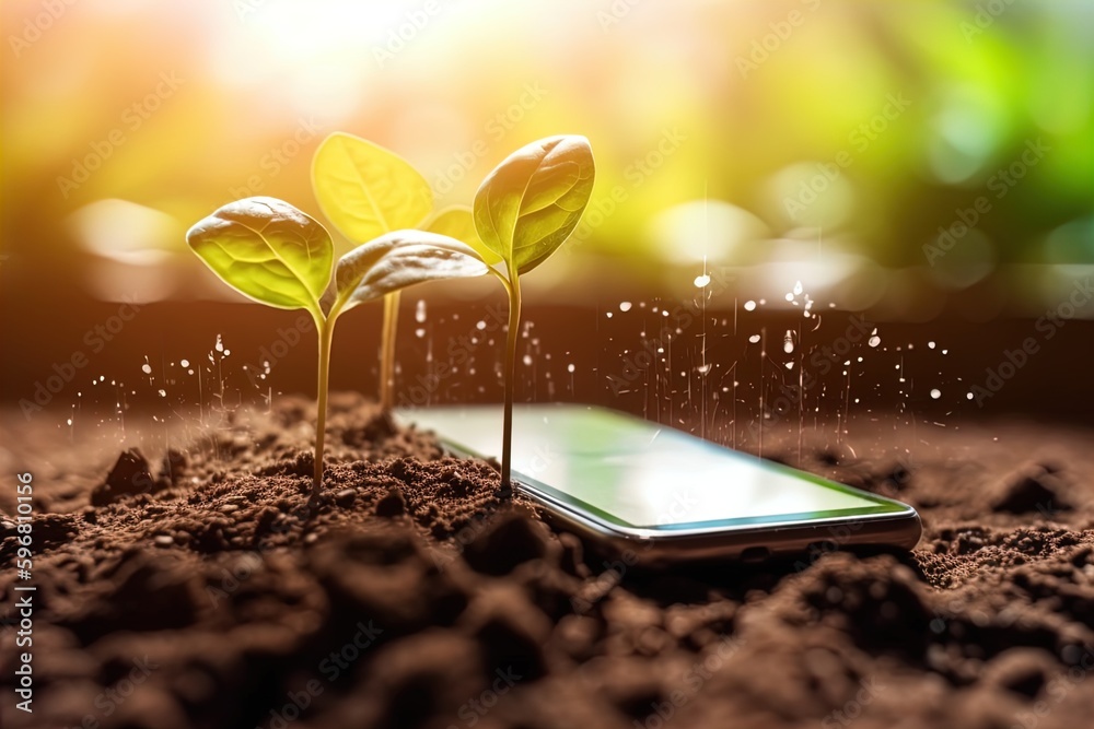 Harmony of Nature and Technology: Sustainable Seed Planting and Digital ...