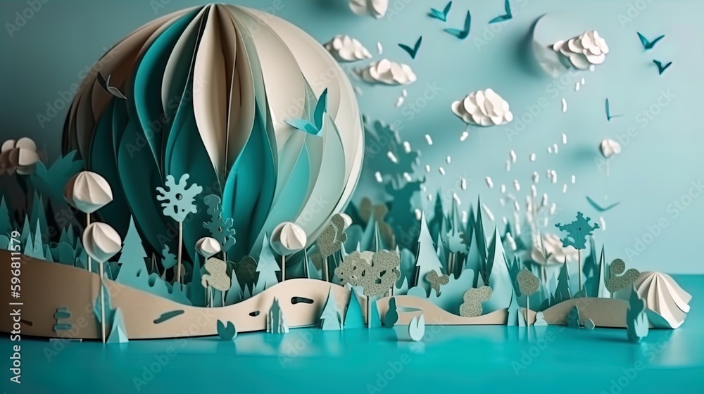 Paper Art Masterpiece: Celebrating Ecology, World Water Day, and ...