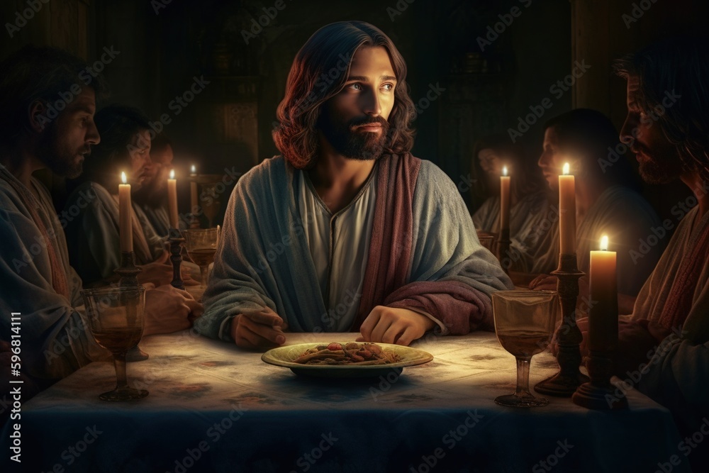 A biblical religious concept from the life of Jesus Christ, God. Last ...