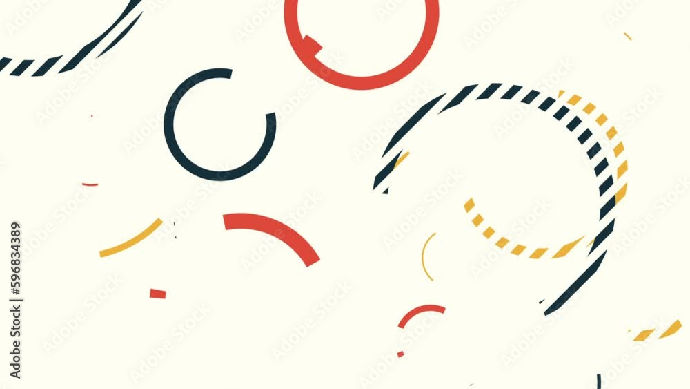 colorful circular seamless looped animated background. animation for ...