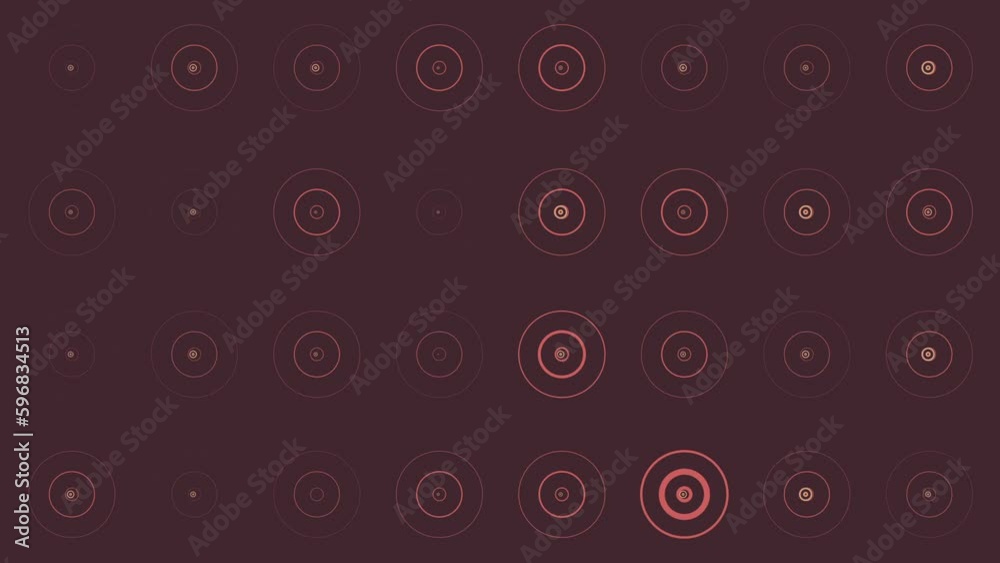 red color circular seamless looped animated background. animation for ...