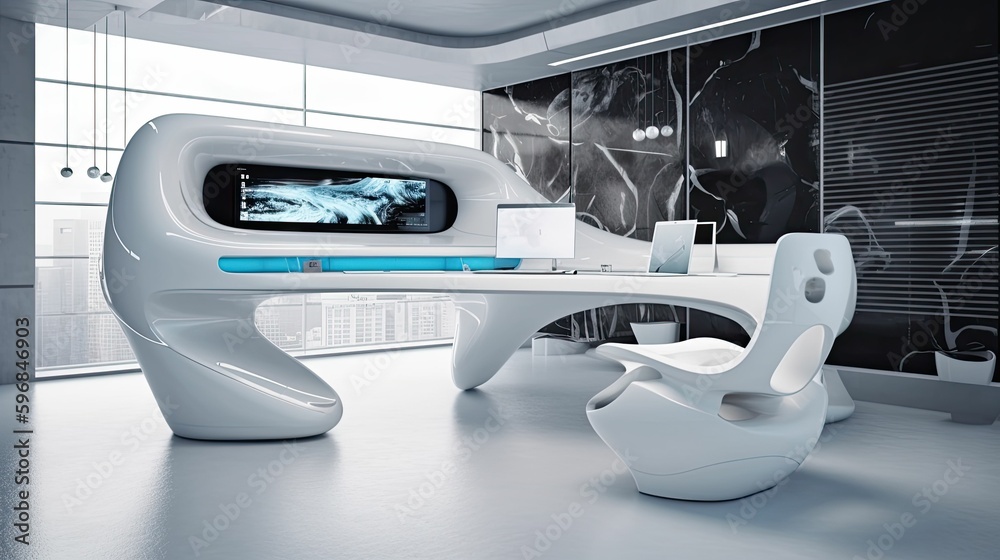 Creating a Contemporary and Futuristic Room office with the Help of ...