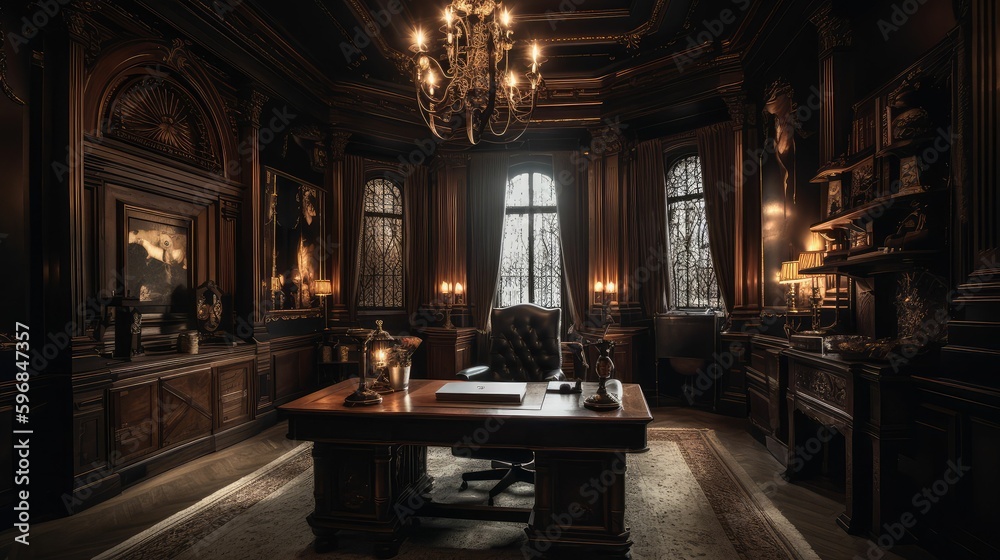 The Dark Side of Office Design: Incorporating Gothic Elements with ...