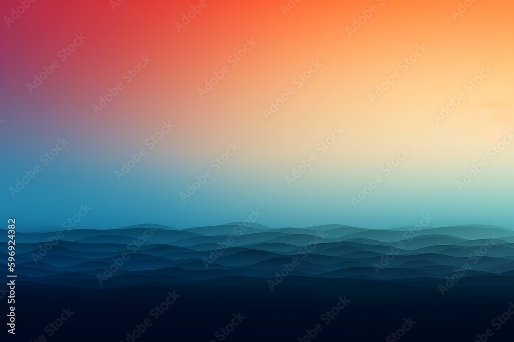 Coastal Calm: Ultra-Smooth Gradient Colors with a Blur Effect, Perfect ...