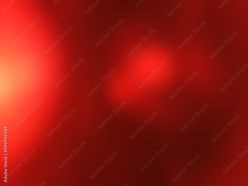 Abstract blur background image of red color gradient used as an ...