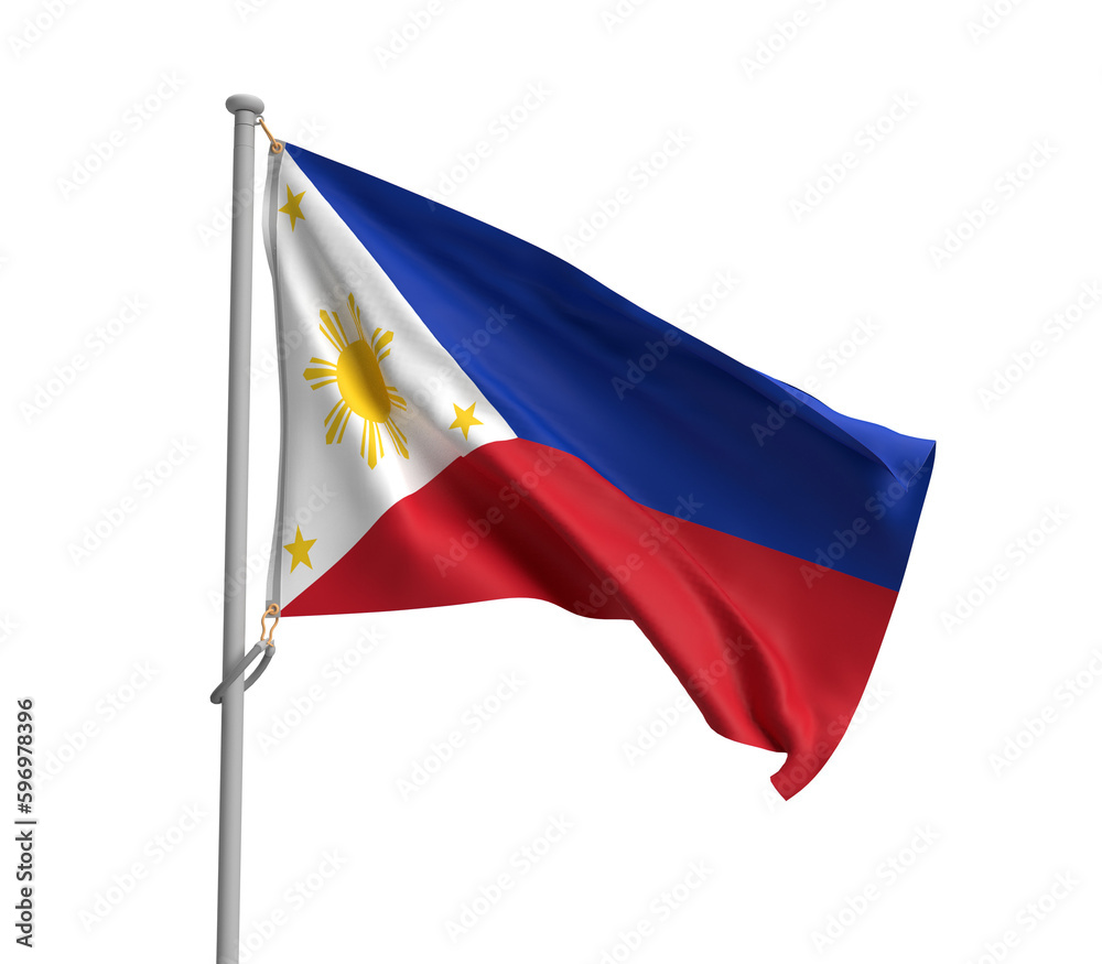 Philippine national country flag wave pattern filipino asia banner ...