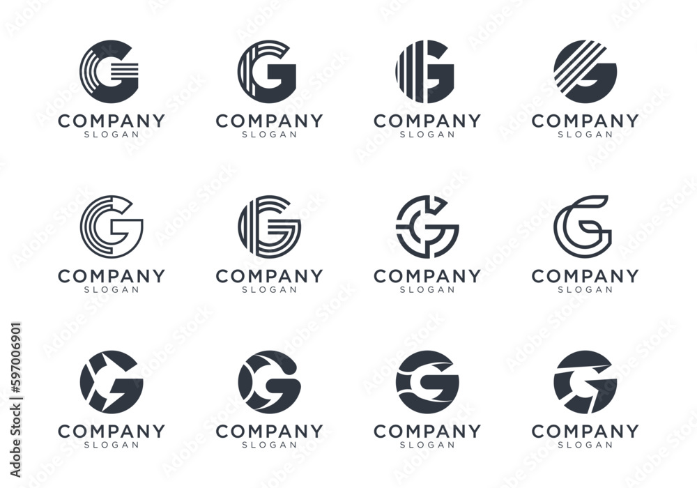 Letter G logo design for various types of businesses and company ...