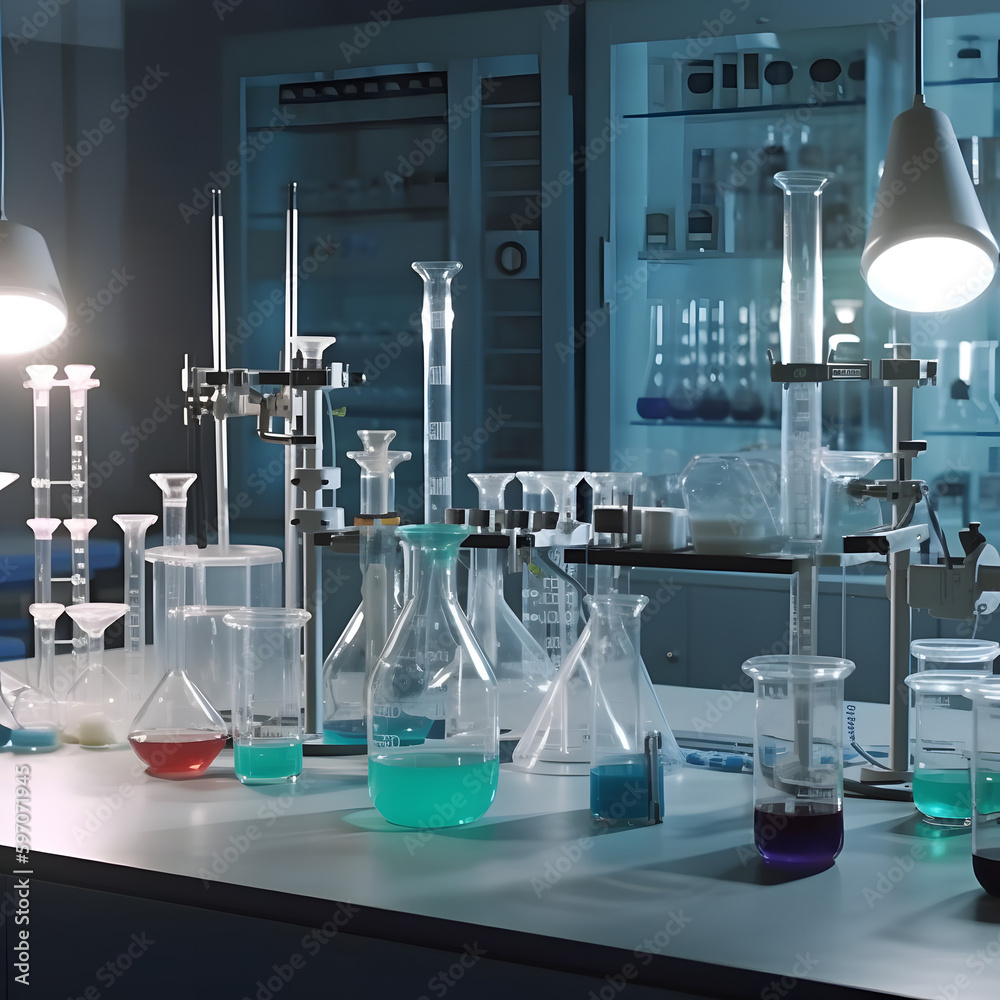 Science Test Tubes And Beakers