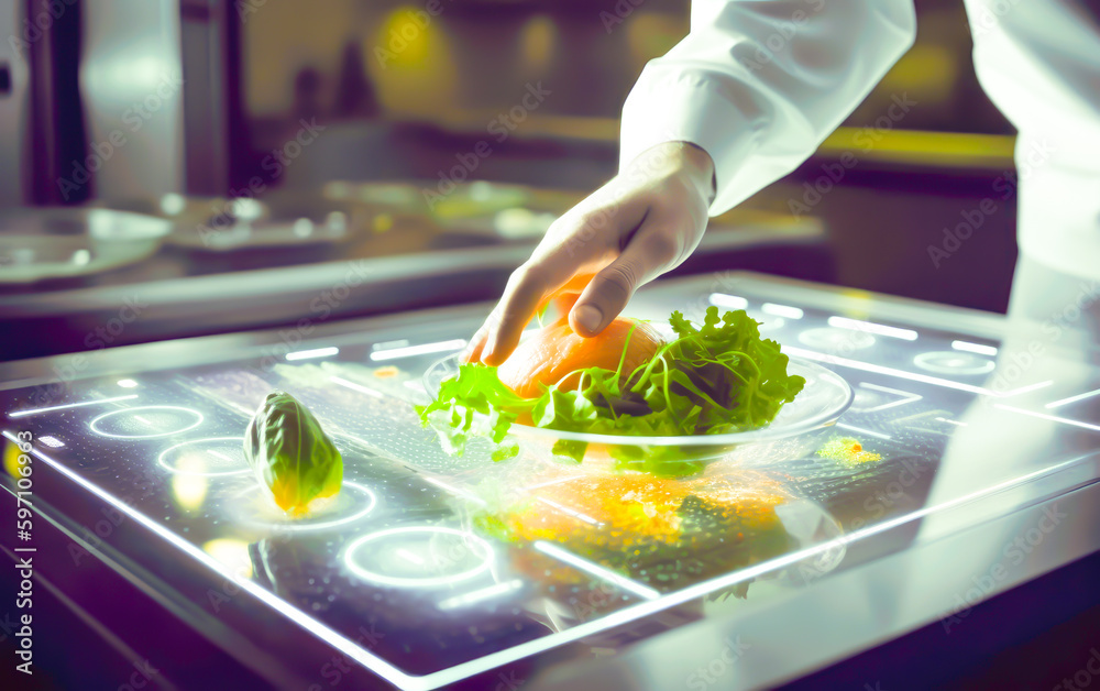 food tech trends, future of the food industry, background, restaurant ...