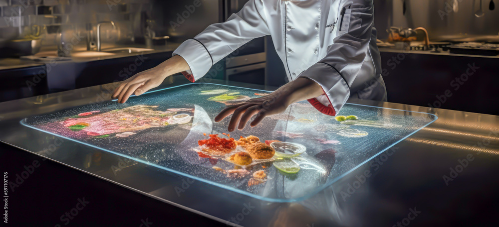food tech trends, future of the food industry, background, restaurant ...