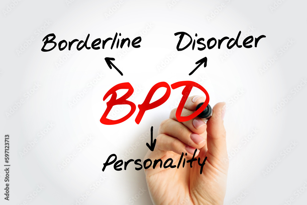 BPD - Borderline Personality Disorder acronym, medical concept ...
