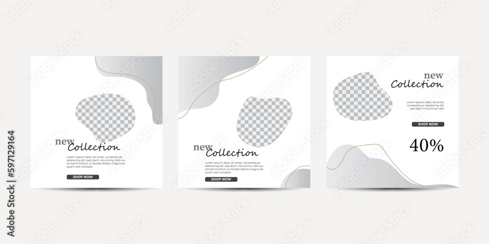 Editable Modern Template. Discount Promo Template for Social Media Post ...