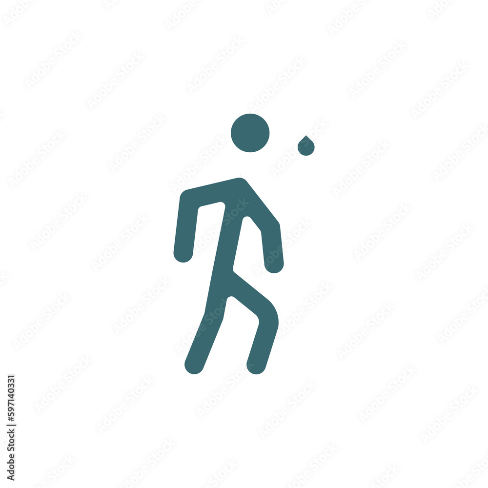 anxious human icon. Filled anxious human icon from feeling and reaction ...