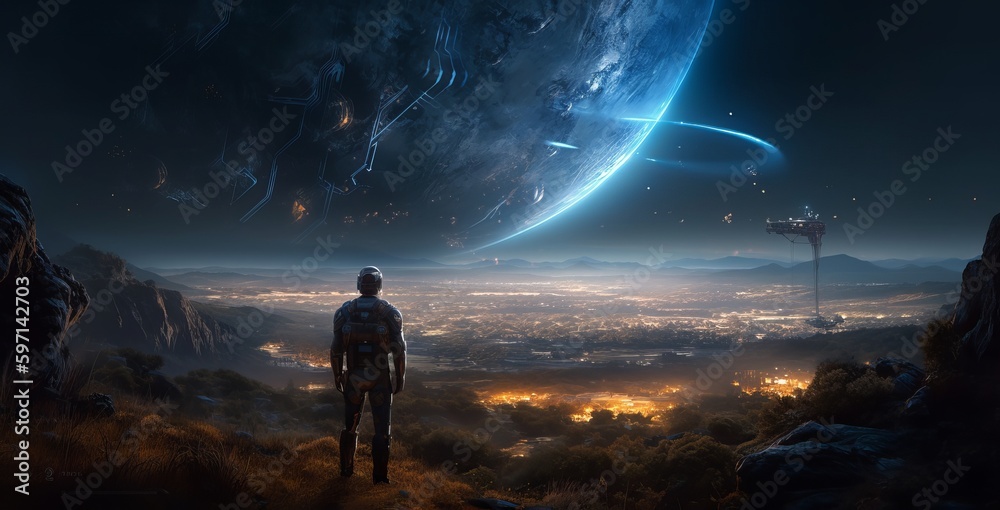 Hyperion-inspired Desktop Wallpaper with Cinematic Lighting and Unreal ...