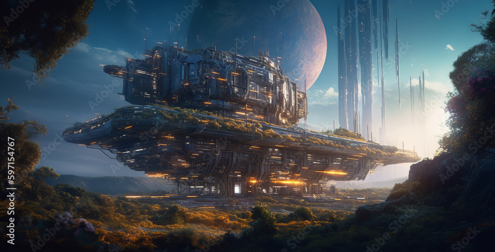 alien planet earth, Hyperion-inspired Desktop Wallpaper with Cinematic ...