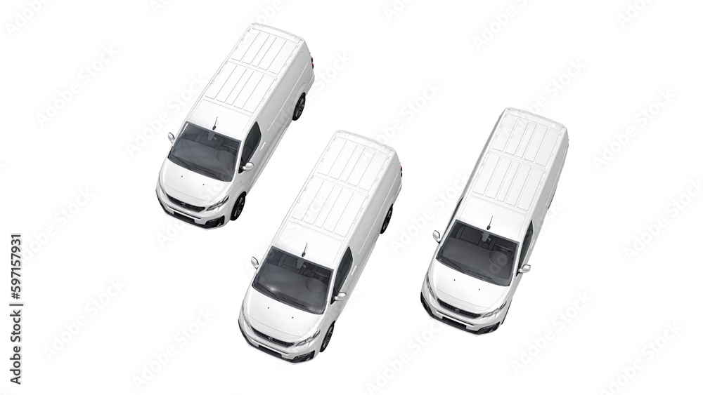 Paris, France. February 1, 2023. Peugeot Bipper. Three cars on a ...