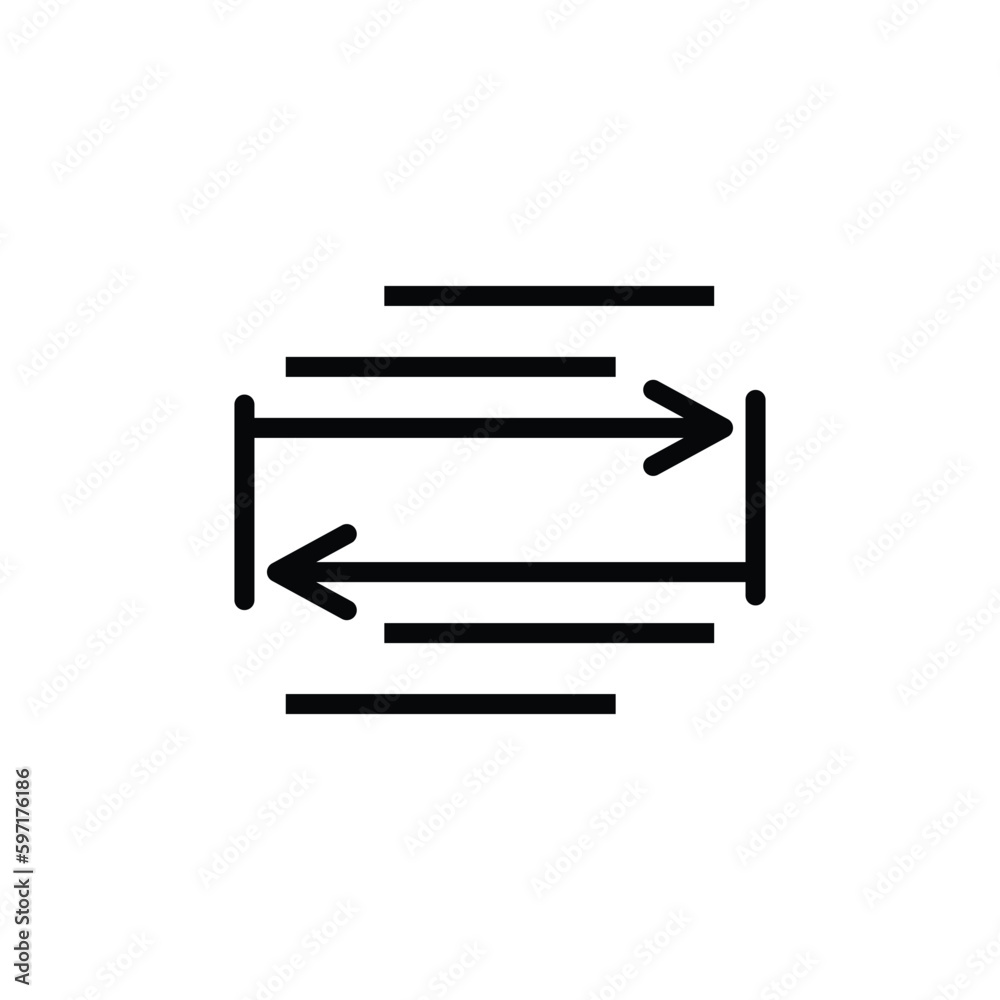 Change Direction Of Continuous Material Sign Icon Graphical Symbol change-direction-of-continuous-material-sign-icon-graphical-symbol