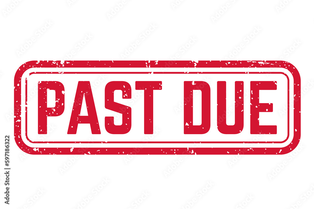 past due red stamp, png Stock Illustration | Adobe Stock