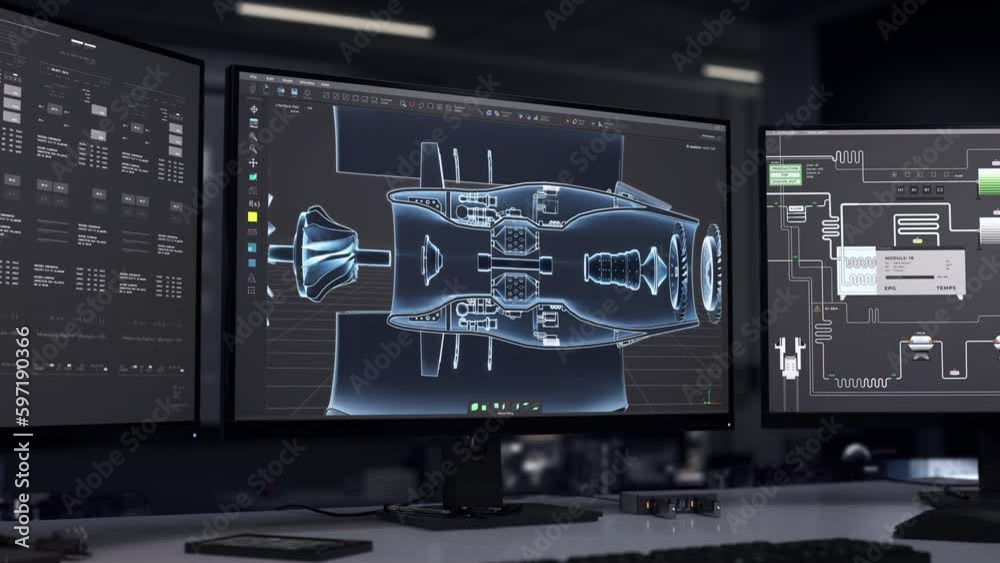 Engine Prototype Developed In Advanced UI For Mechanisms Engineering ...